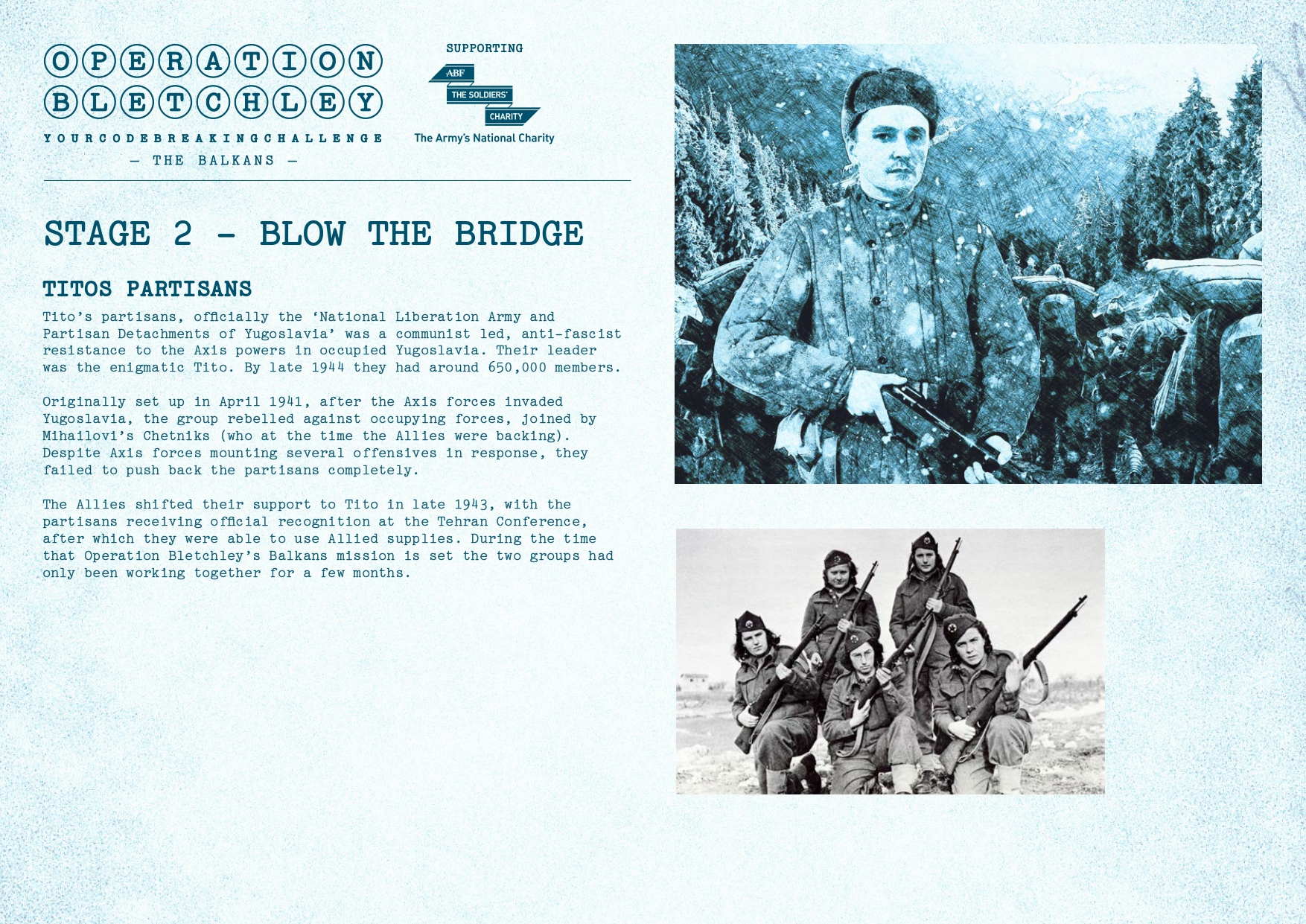 Operation Bletchley 2023 : The Balkans – Rhos Helyg Family History